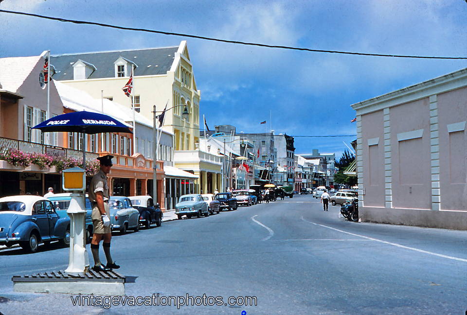 Vintage Vacation Photos: View of Bermuda, 1961