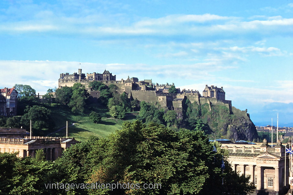 Vintage Vacation Photos: Edinburgh Castle, Edinburgh, 1978